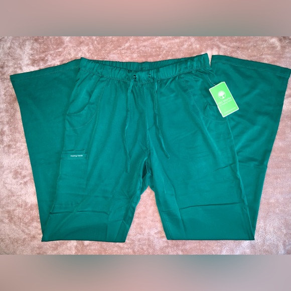 healing hands | Pants & Jumpsuits | Nwt Healing Hands Hunter Green ...